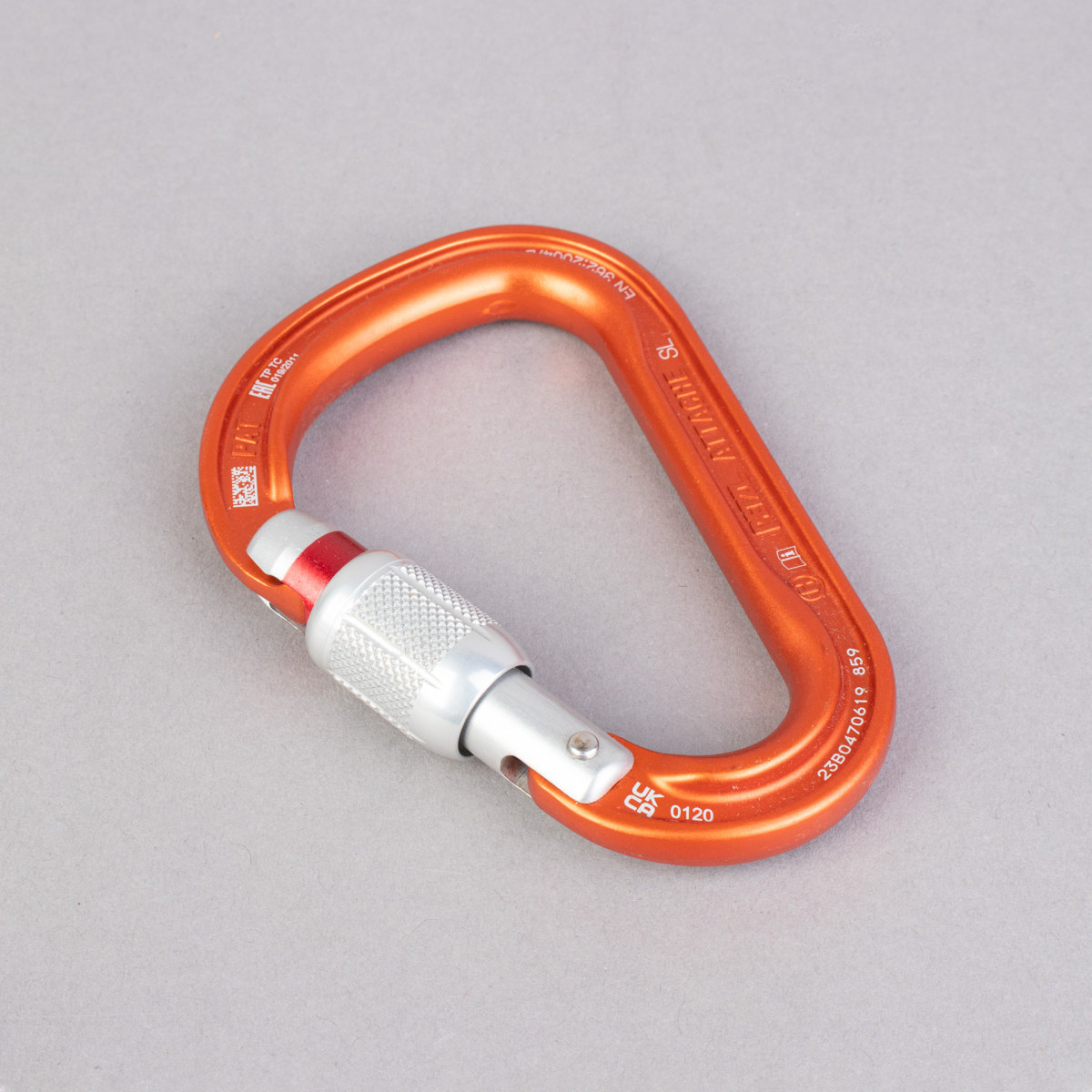 MOSQUETÃO PETZL ATTACHE SREW LOCK FECHO MANUAL - ESCA012 - Topgim ...