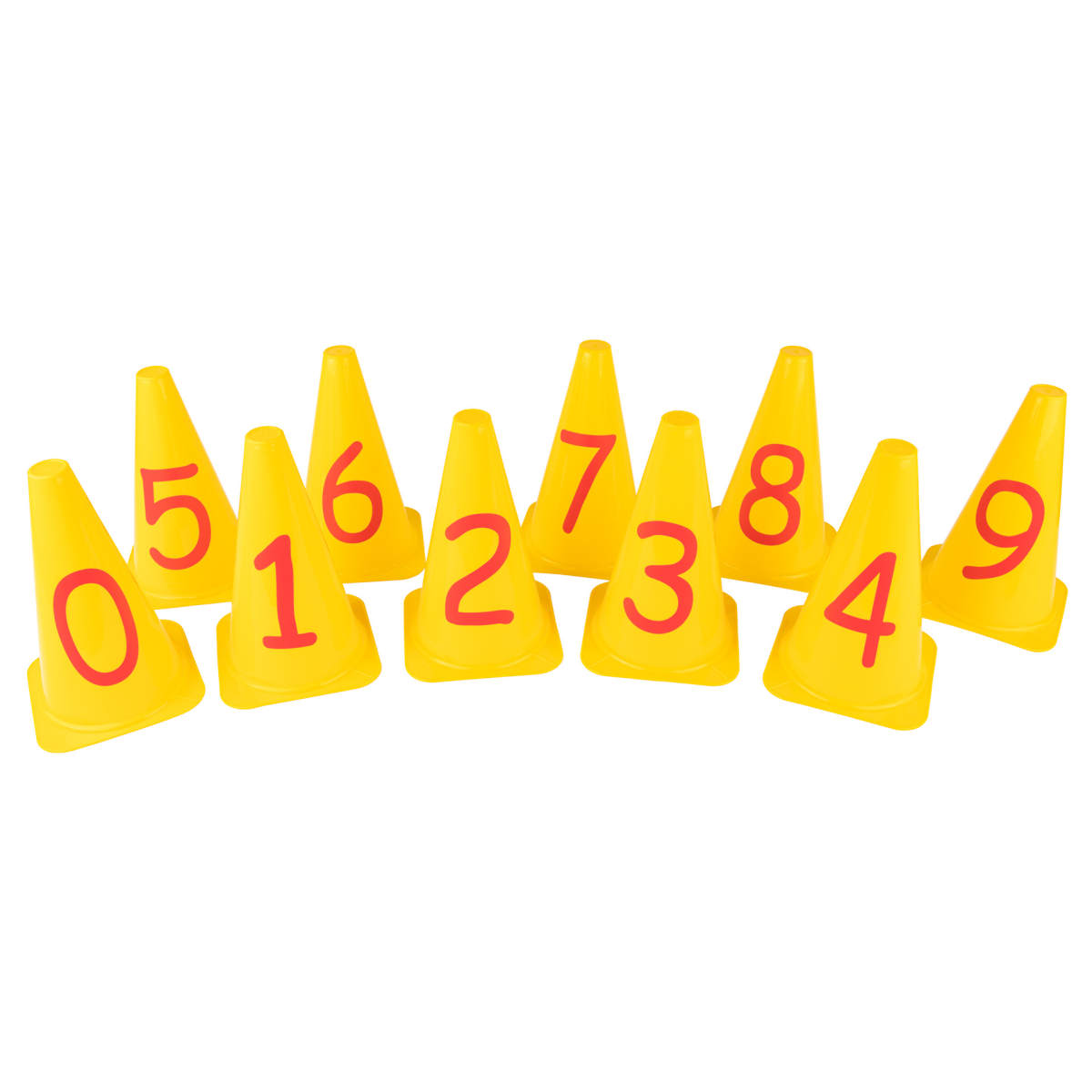 SET OF 10 NUMBERED CONES (0-9) - PMOT056 - Topgim - Desporto & Fitness