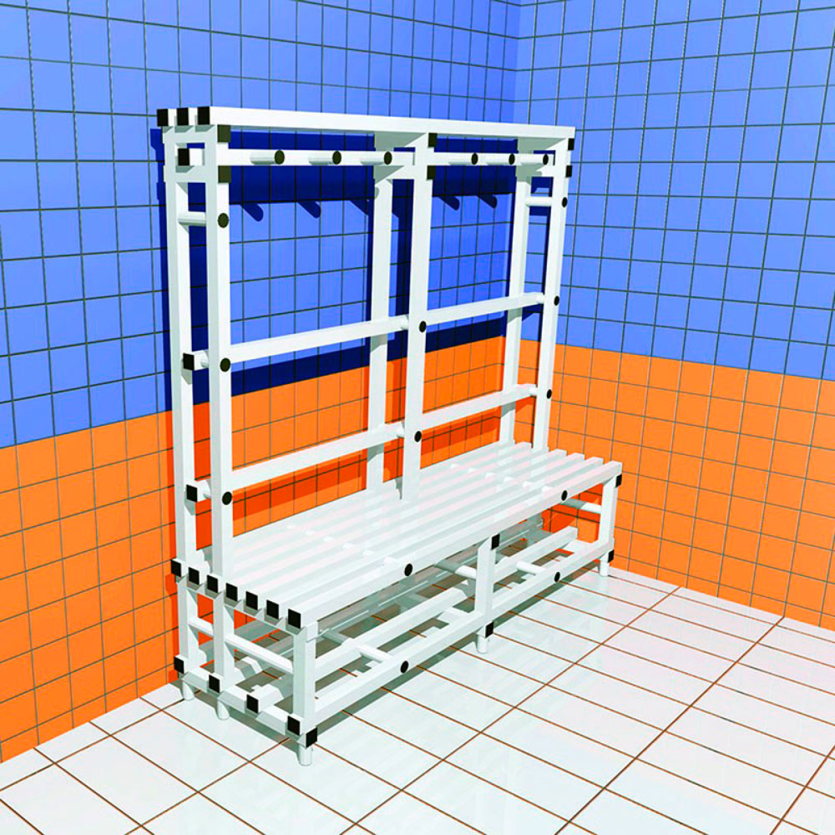 BANCO BALNEÁRIO PVC SIMPLES 4 FUNÇÕES - INST557.MAIN - Topgim ...