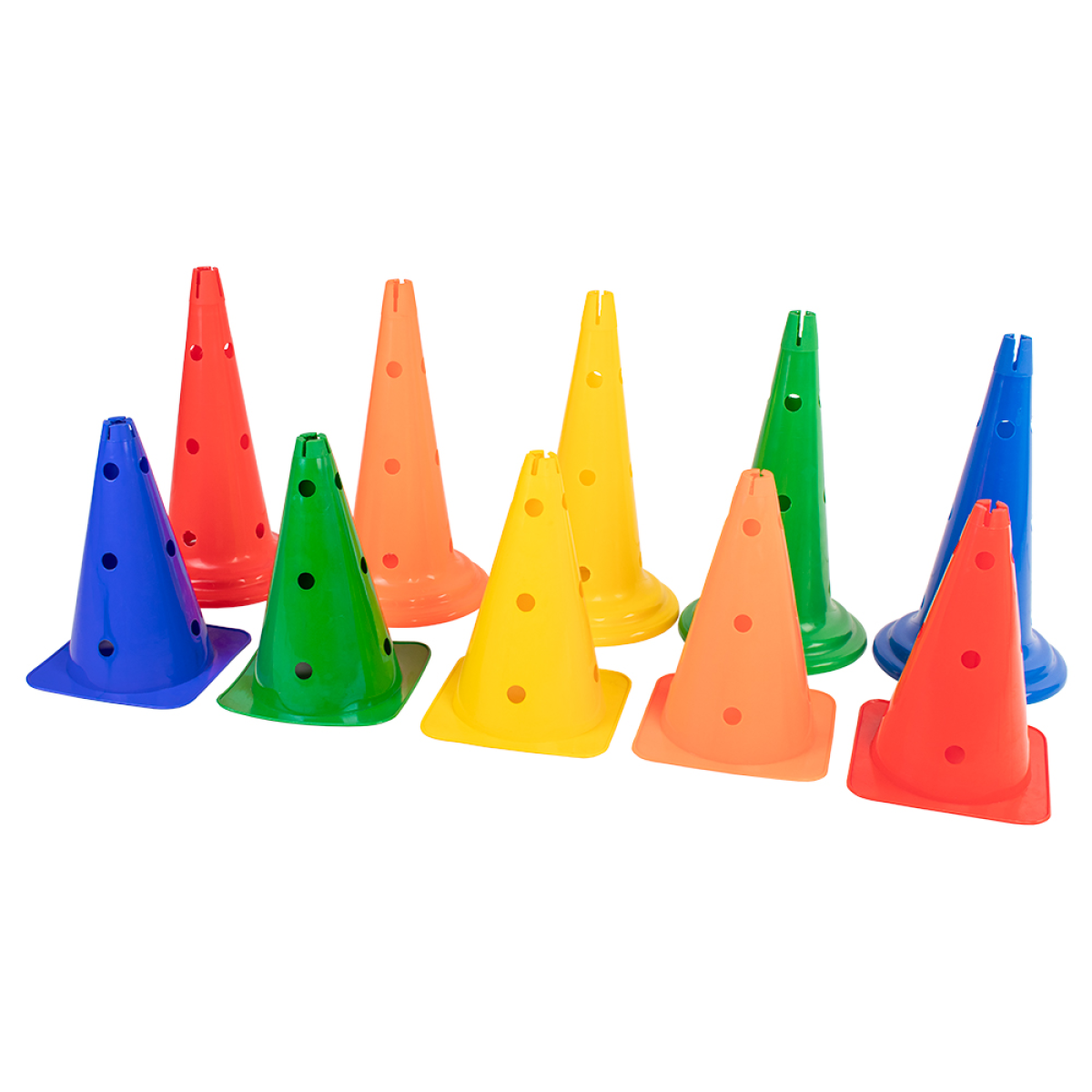 LUXURY PERFORATED CONE 40cm - YELLOW - MTRE120.MAIN - Topgim - Desporto ...